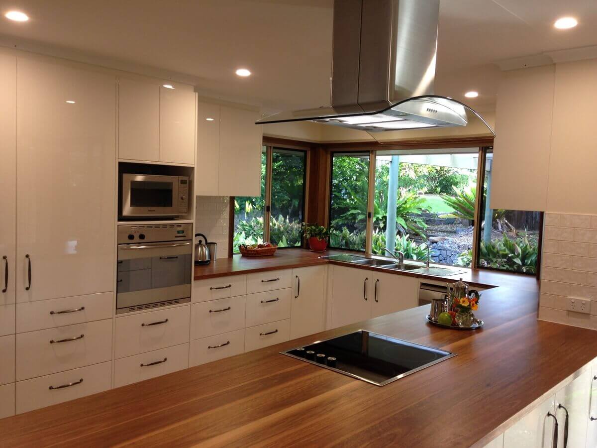 Amazing Custom Built Kitchen with Solid Timber Benchtop — All About ...