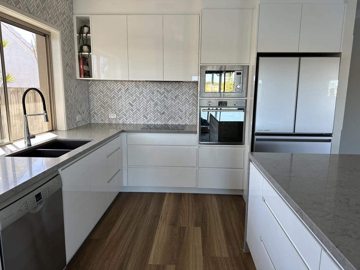 Custom Designed Kitchen - New 2 Pac Kitchen at Wurtulla